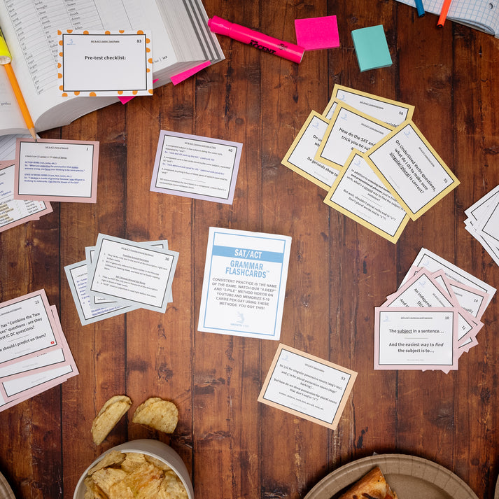 SAT-ACT Grammar Flashcards – Growth Wise Store